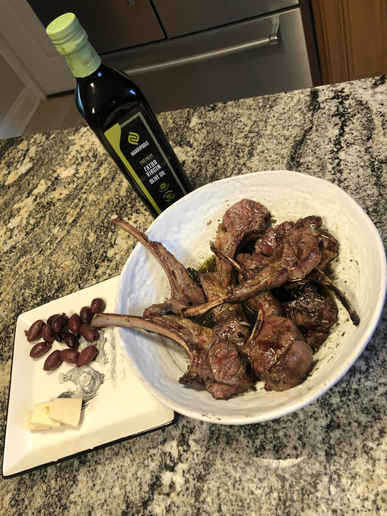 Grilled Lamb Chops | makripodisoliveoil.com